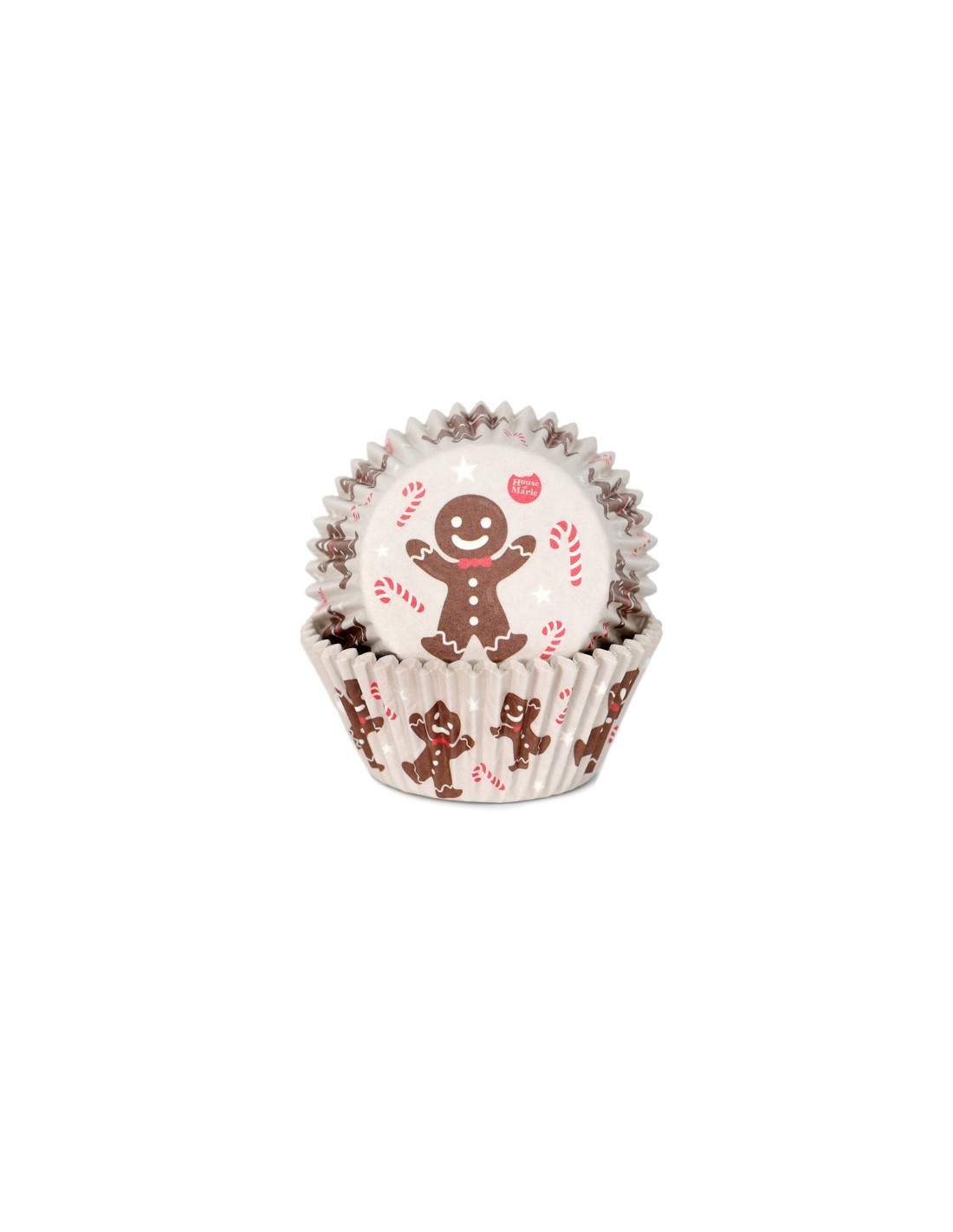 House of Marie Baking Cups Gingerbread -50st-